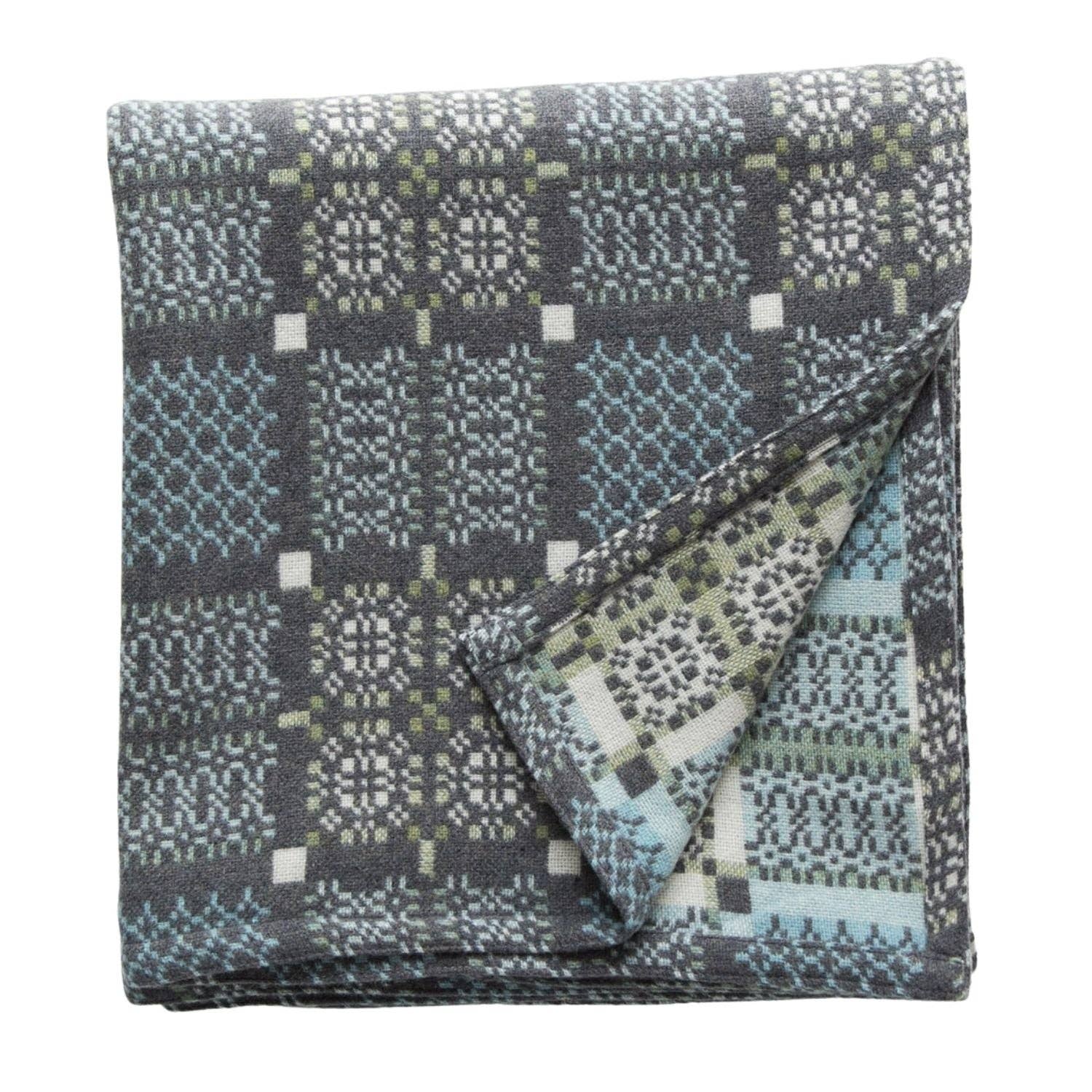 Knot Garden Throws and Blankets: Bluestone / THROW – The Point